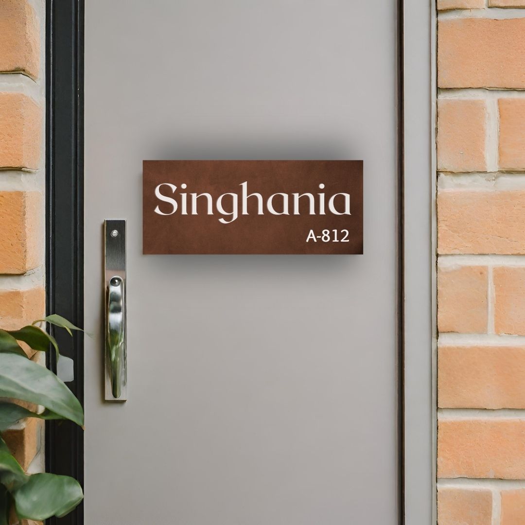 Top Name Plate Designs for Home, Office, and More | Urbanite Creation